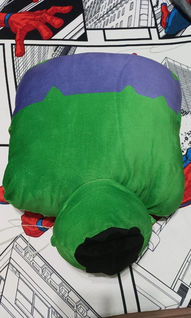 Miniso Marvel Hulk Pillow/Soft Cushion, Hobbies & Toys, Memorabilia ...
