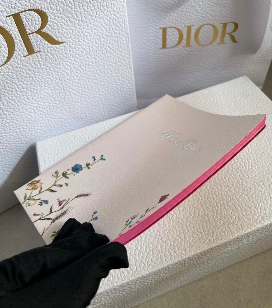 Miss Dior notebook box and paper bag not included, Hobbies & Toys ...