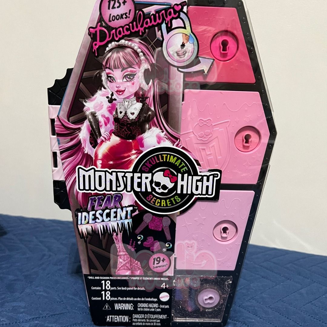 monster high g3 skulltimate secrets series 2 fearidescent draculaura ...
