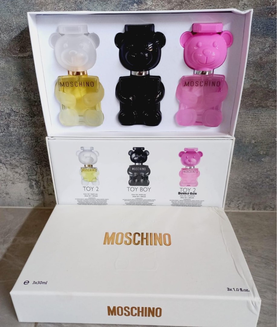 Moschino perfume set toy 2 toy boy toy 2 bubblegum, Beauty & Personal ...
