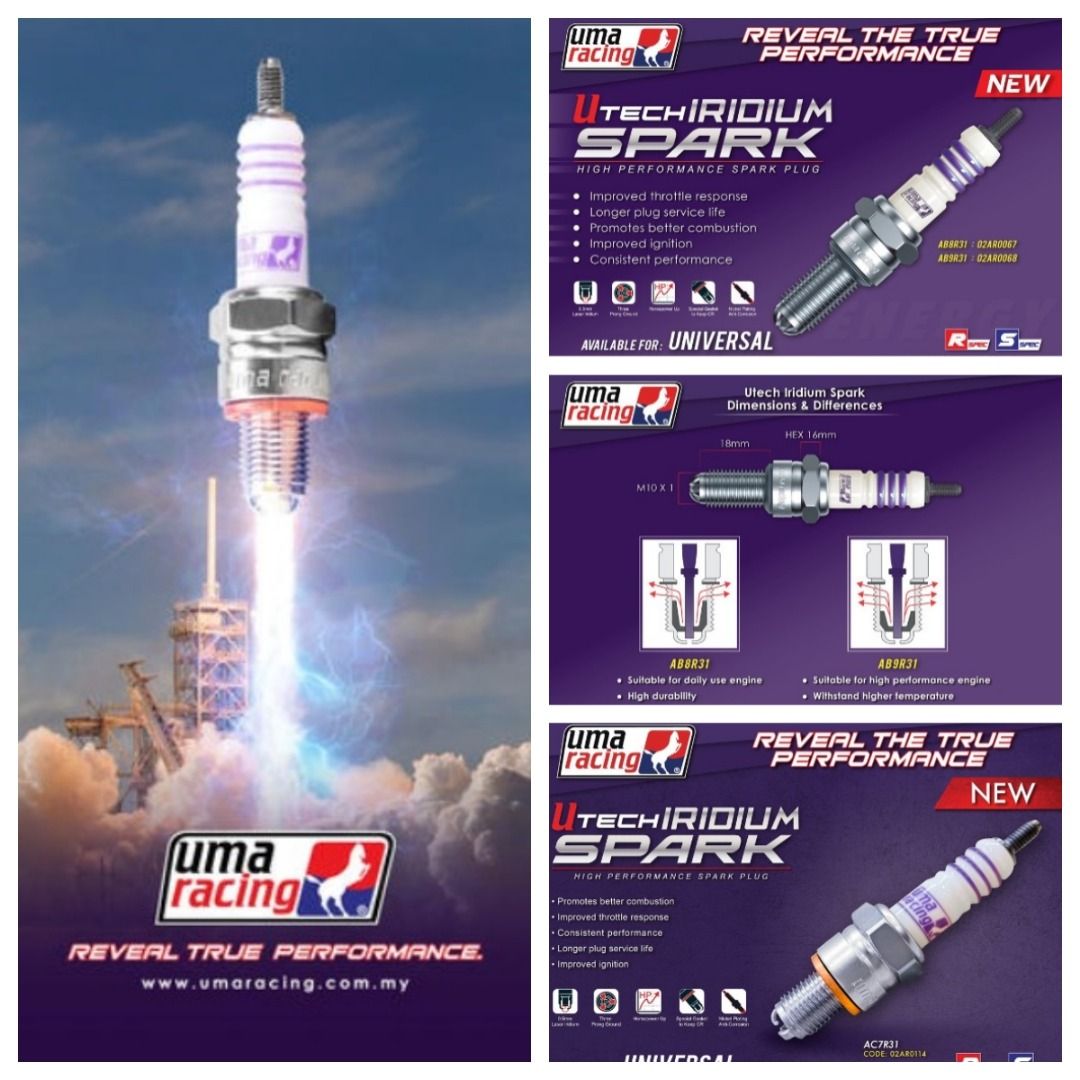MOTORCYCLE BATTERY YTZ5 YTZ7 YB5L / PLUG COIL / SPARK PLUG / PLUG CAP ...