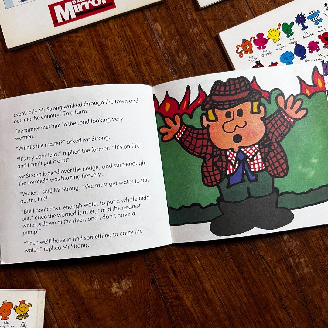 MR. MEN BOOKS SET 3, Hobbies & Toys, Books & Magazines, Children's ...