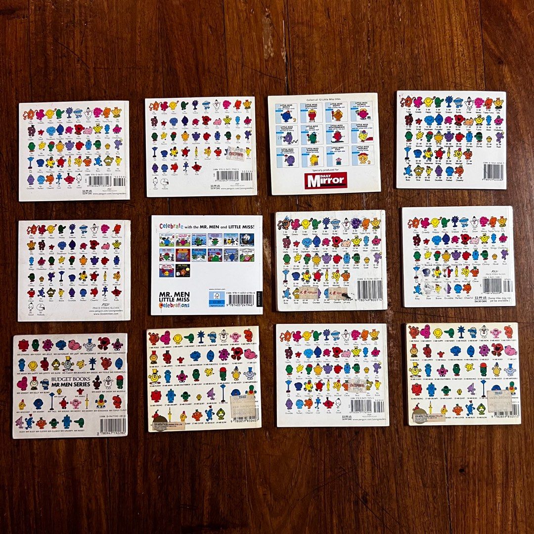 MR. MEN BOOKS SET 3, Hobbies & Toys, Books & Magazines, Children's ...
