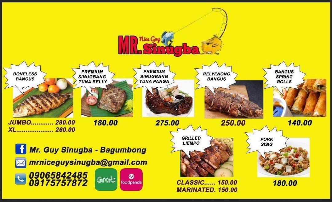 Mr. Nice Guy Sinugba, Food & Drinks, Local Eats on Carousell