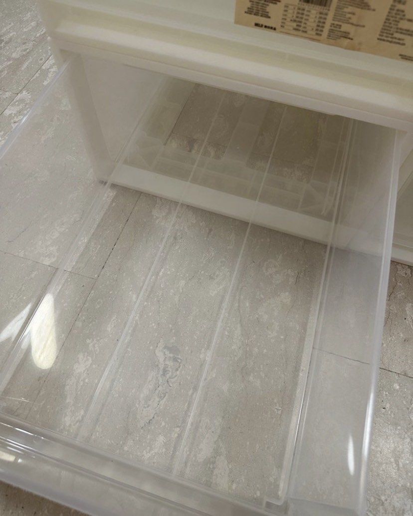 Muji drawers plastic storage box organisation, Furniture & Home Living ...
