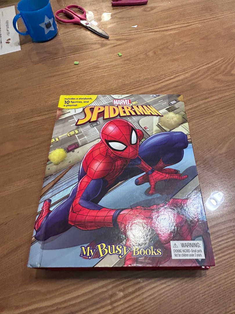 My Busy Books: Spider-Man storybook with 10 figures, Hobbies & Toys ...