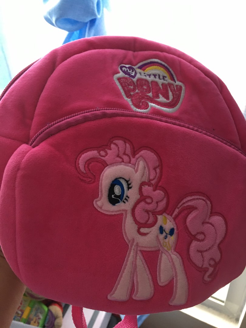 My Little Pony Pink Kiddie Backpack, Women's Fashion, Bags & Wallets ...
