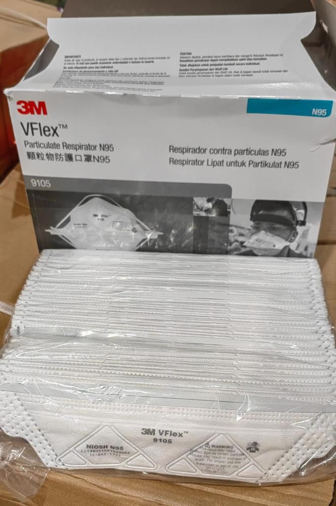 N95 3M VFlex 9105 Mask (Particulate Respiratory N95), Health ...