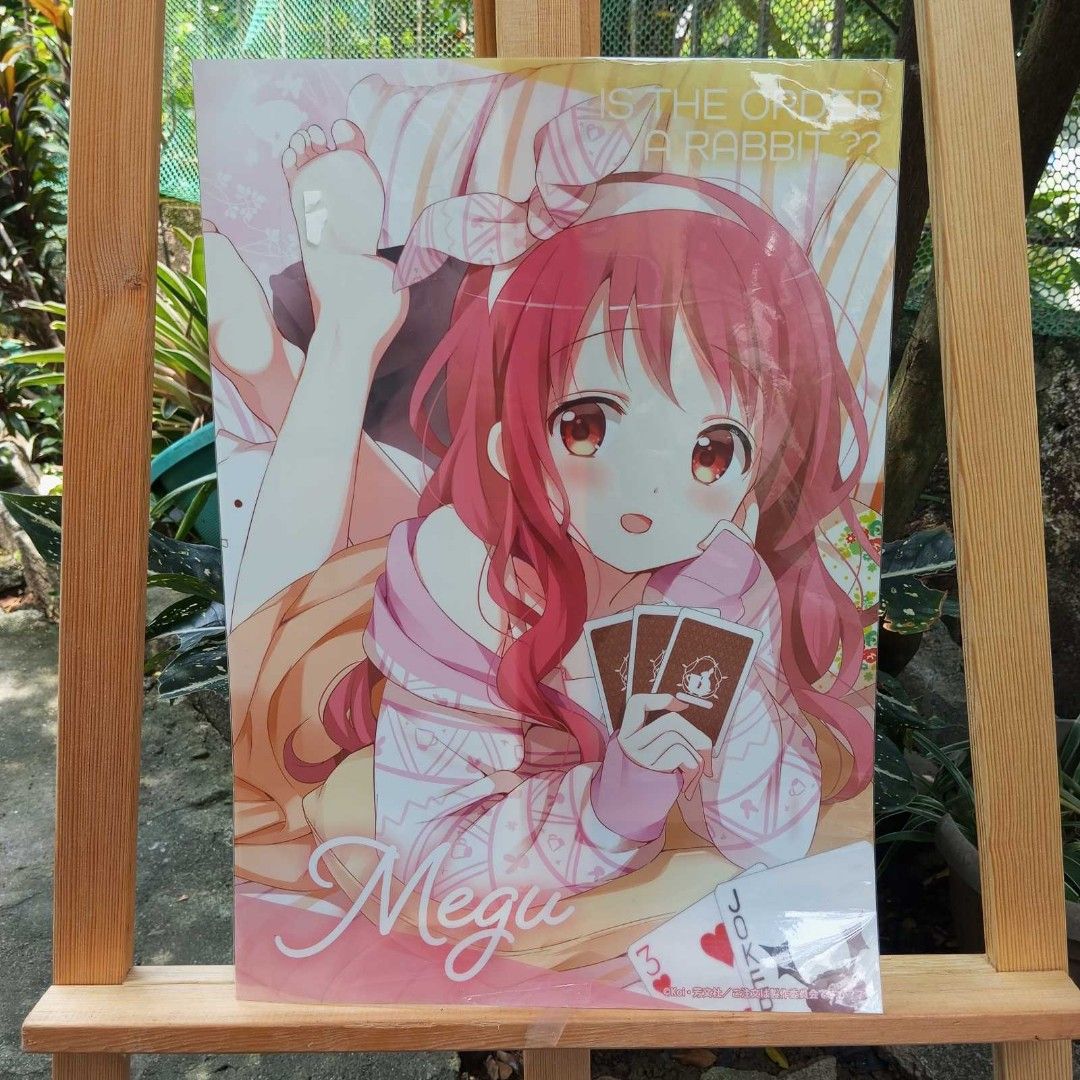 Is The Order a Rabbit Natsu Megumi Clear Poster, Hobbies & Toys ...