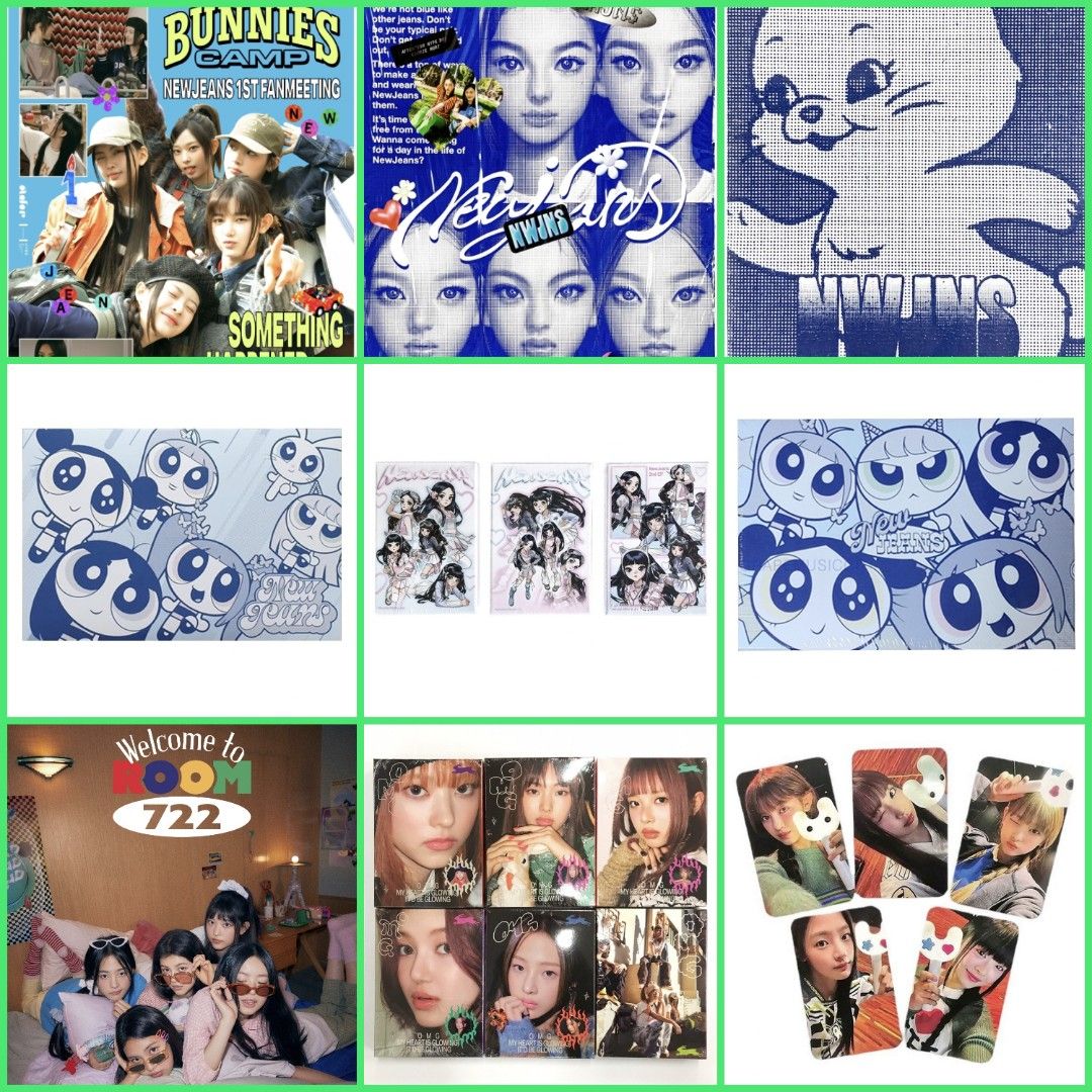 (WTS / LFB) K-POP NWJNS BUNNIES CAMP SEASON GREETINGS 2023 NEWJEANS 1ST EP 2ND EP GET UP EP2 ...