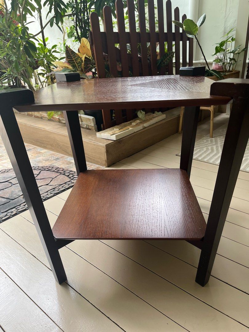 Lovely coffee side square table with beautiful lines, Furniture & Home ...