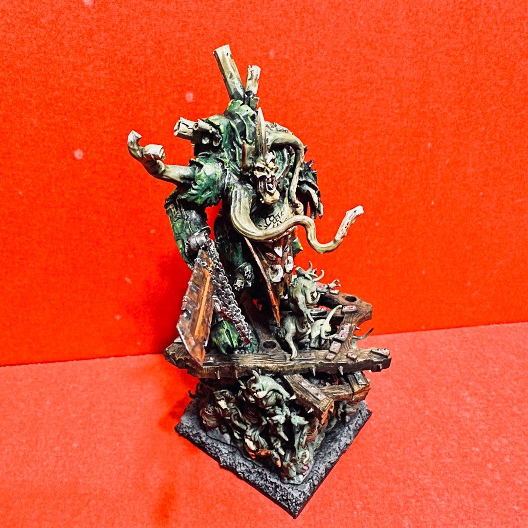 Nicely painted Warhammer 40000 40K Nurgle Death Guard Daemon Prince OOP ...