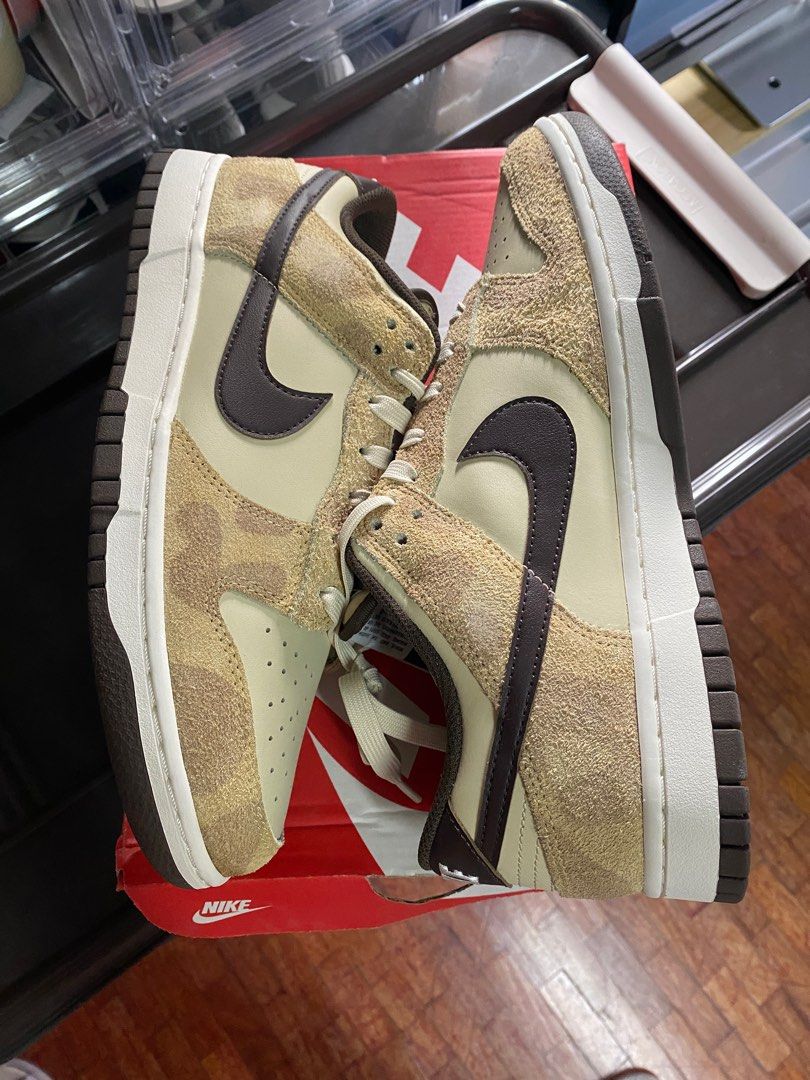 Nike Dunk Low Giraffe/Cheetah, Men's Fashion, Footwear, Sneakers on ...