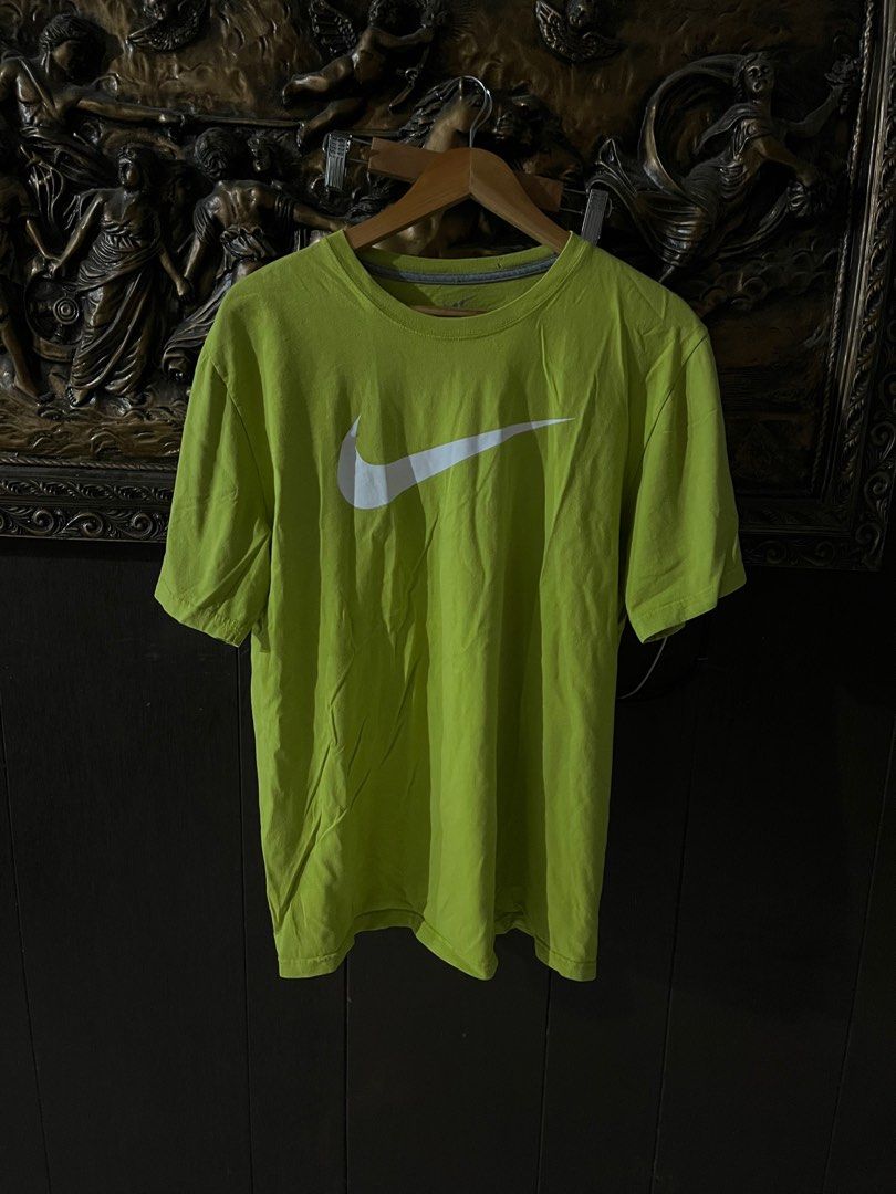 Nike shirt neon green, Men's Fashion, Tops & Sets, Tshirts & Polo ...