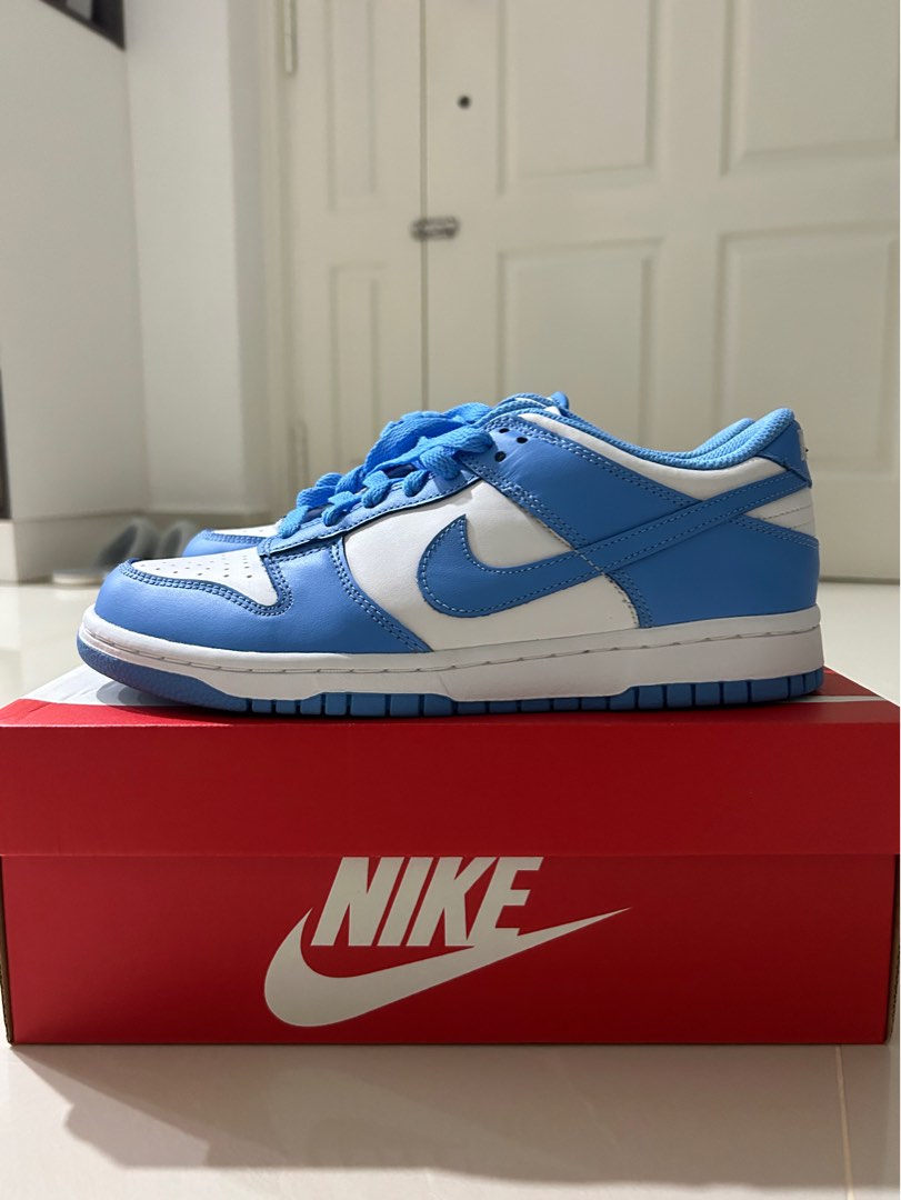 Nike UNC Dunk Low, Men's Fashion, Footwear, Sneakers on Carousell