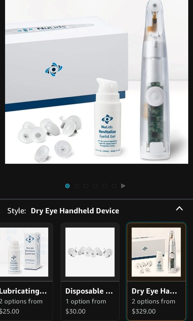 NuLids At Home Dry Eye Relief Device, Beauty & Personal Care, Vision ...