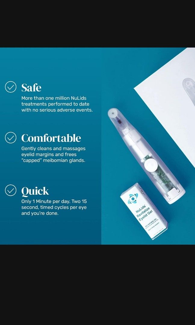 NuLids At Home Dry Eye Relief Device, Beauty & Personal Care, Vision ...