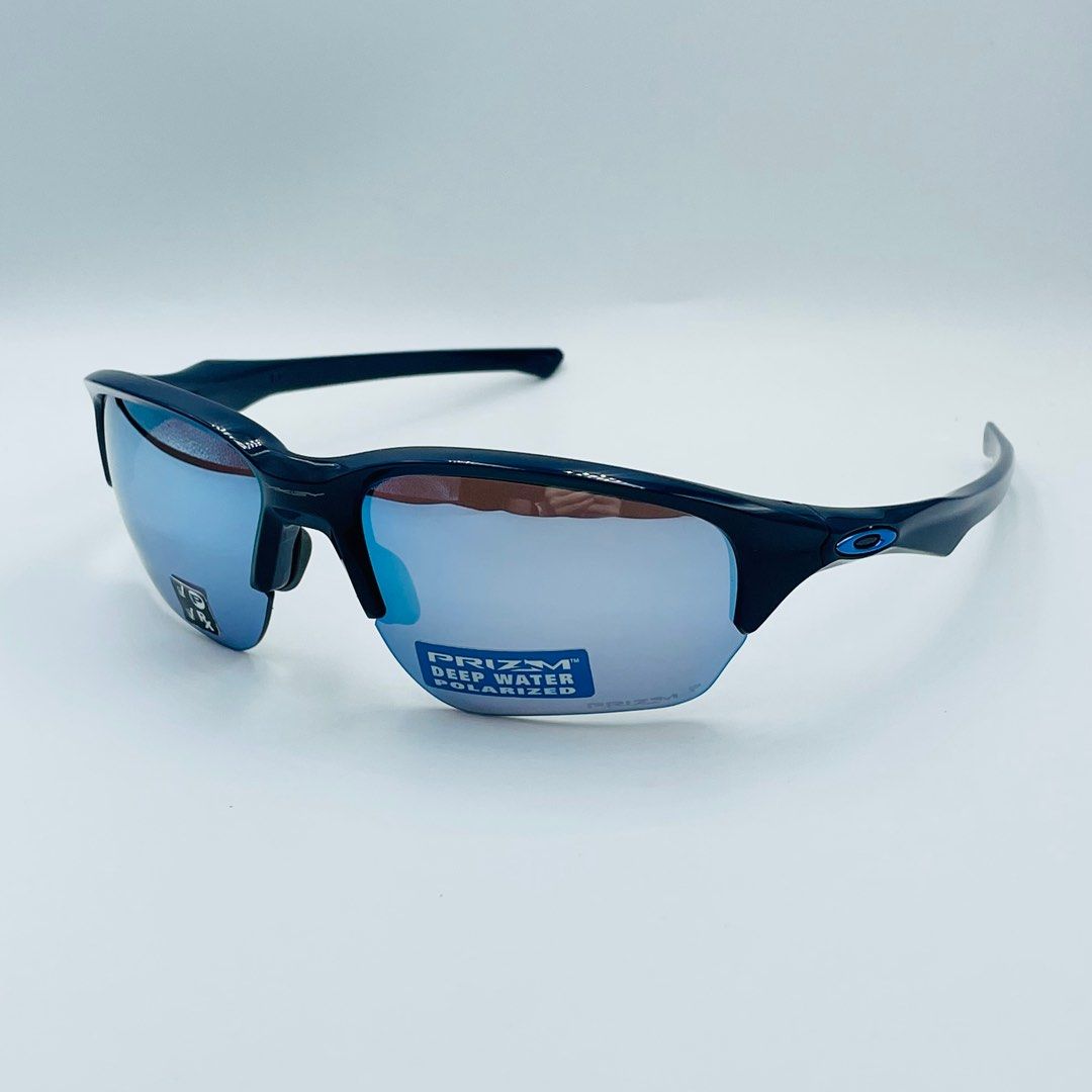 Oakley Flak Beta Polished Navy w/ Prizm Deep Water Polarized, Men's Fashion, Watches ...