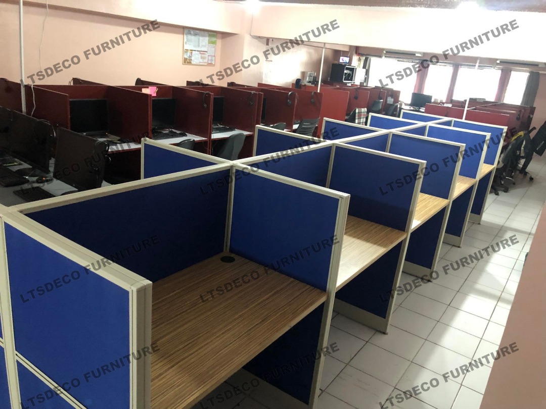 office partition bpo workstation fish bone table furniture office ...