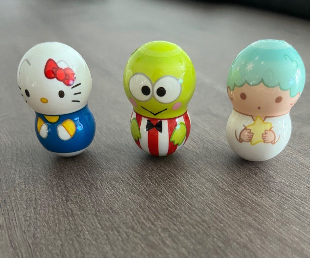 Official Sanrio Keroppi/Hello Kitty/Little Twin Star Kiki Roly Poly ...