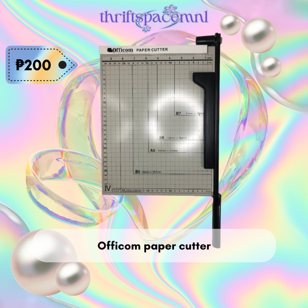 Officom A4 Metal Paper Cutter, Hobbies & Toys, Stationary & Craft ...