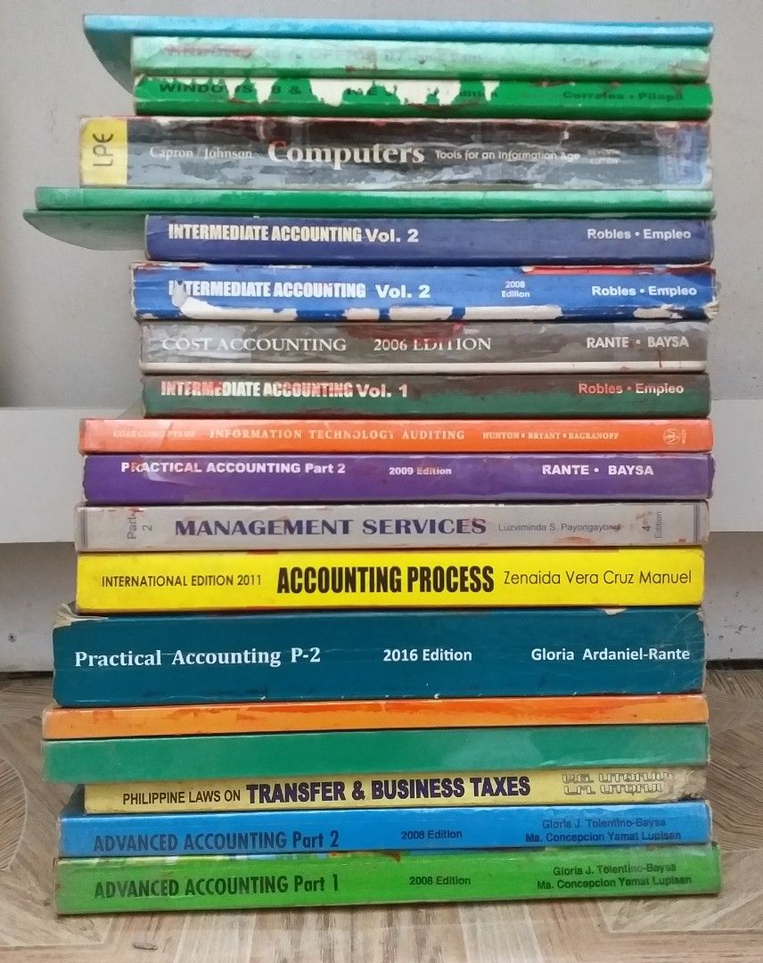 OLD ACCOUNTING BOOKS, Hobbies & Toys, Books & Magazines, Textbooks on ...