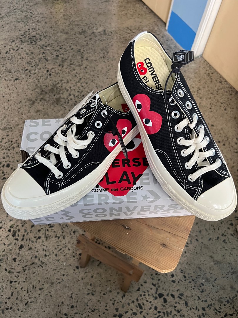 ORIGINAL CONVERSE X CDG PLAY, Men's Fashion, Footwear, Sneakers on ...