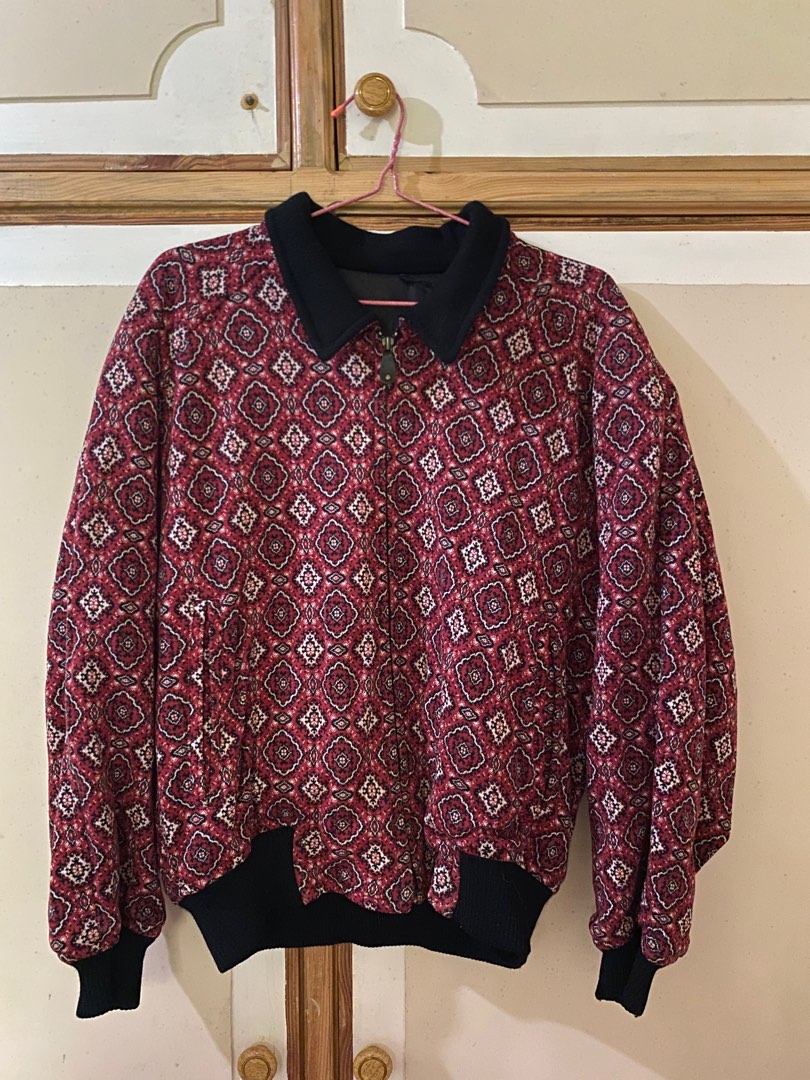 Paisley Type Bomber jacket, Women's Fashion, Coats, Jackets and ...