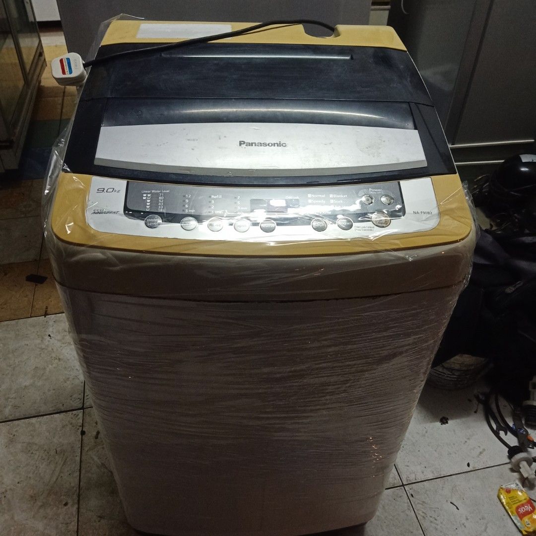 Panasonic fully automatic Washing machine 9kg, TV & Home Appliances ...