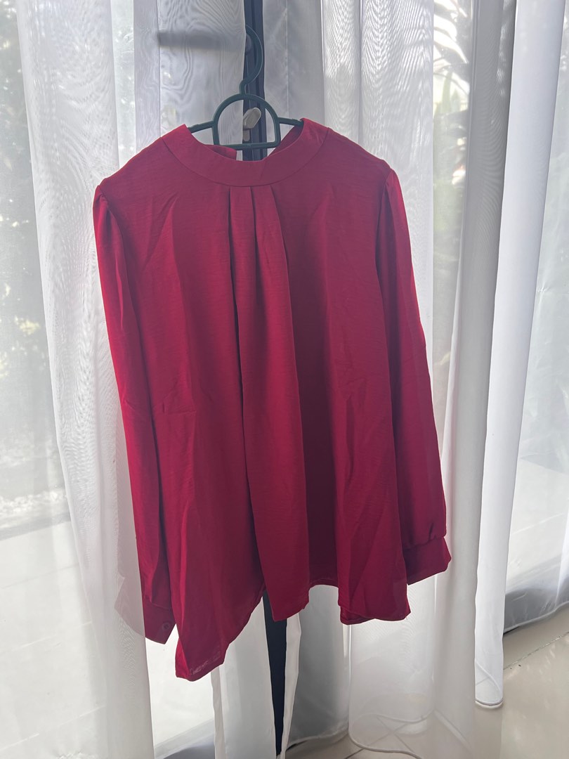 Panda Eyes Blouse, Women's Fashion, Tops, Blouses on Carousell
