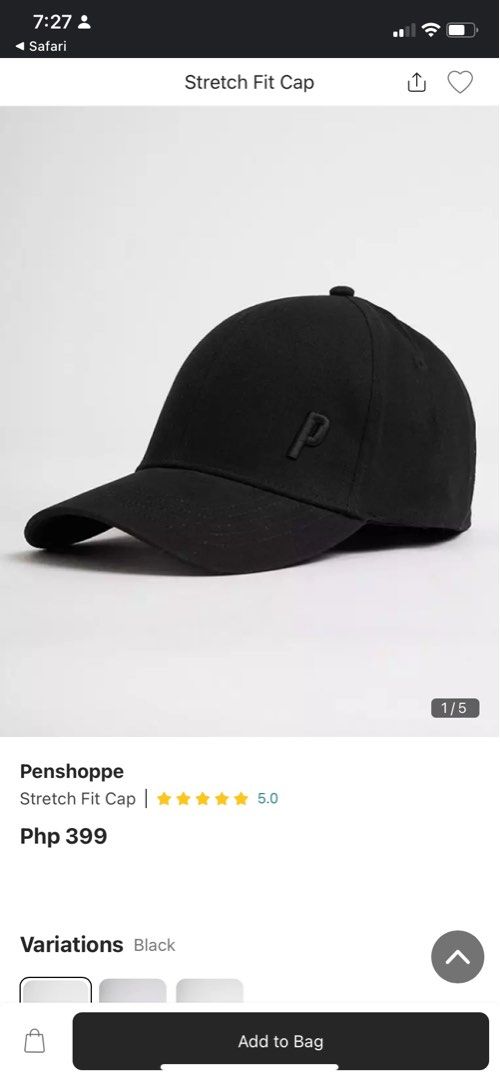 Penshoppe plain black cap, Men's Fashion, Watches & Accessories, Caps & Hats on Carousell