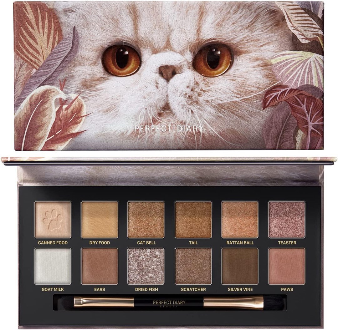 Perfect Diary Cat Eyeshadow Palette, Beauty & Personal Care, Face ...