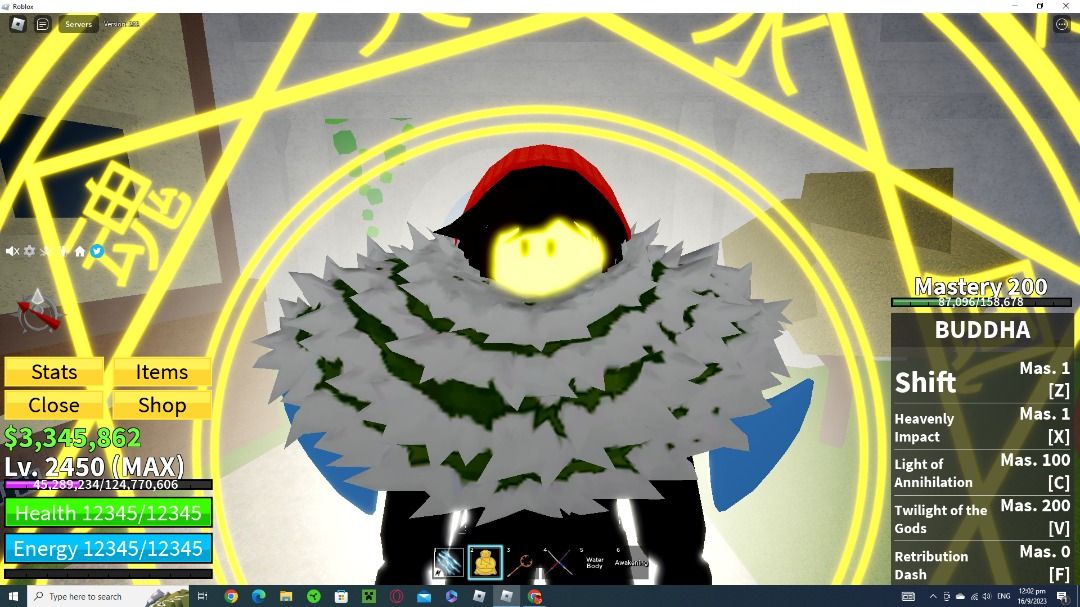 Perm dough v2 maxed blox fruit account, Video Gaming, Video Games ...