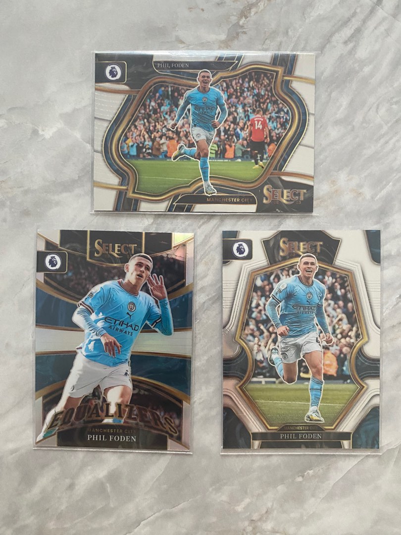 Phil Foden Refractor Manchester City Football Soccer Card Lot, Hobbies ...