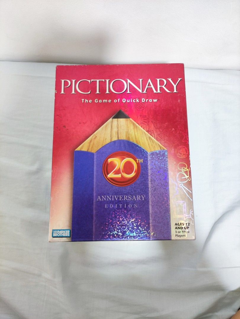 Pictionary 20th Anniversary Edition, Hobbies & Toys, Toys & Games on ...
