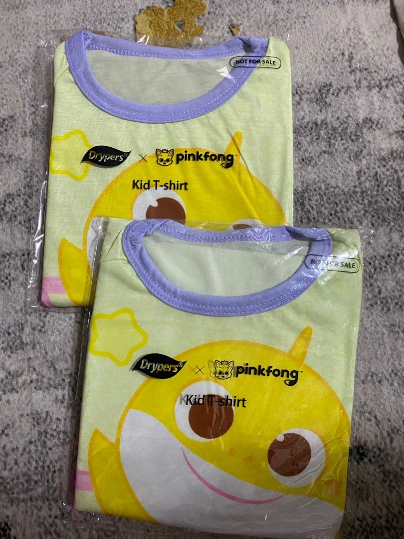 Pinkfong drypers shirt, Babies & Kids, Babies & Kids Fashion on Carousell