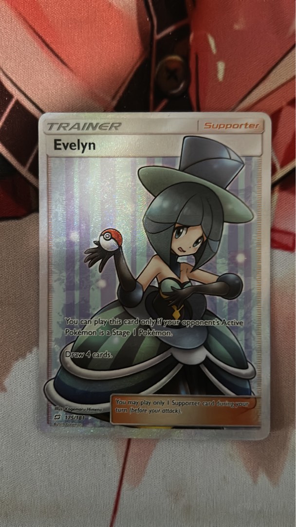 Pokemon Card Trainer Evelyn FA, Hobbies & Toys, Memorabilia ...