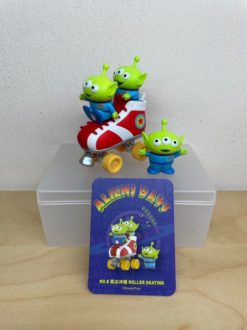 [POP MART] DISNEY PIXAR Alien Days Series - Roller Skating, Hobbies ...