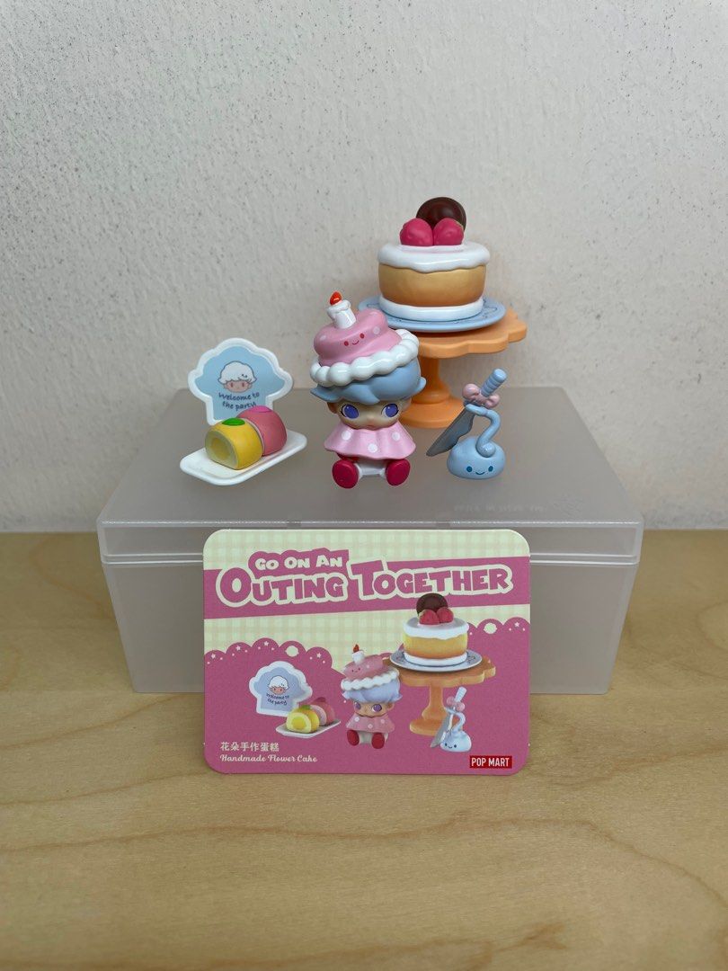 [POP MART] DIMOO Go On An Outing Together Series - Handmade Flower Cake ...