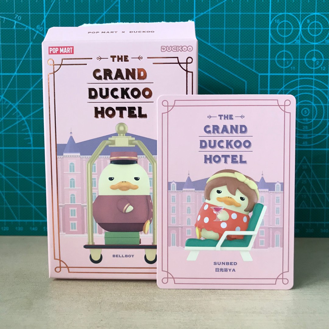 Pop Mart x Duckoo - The Grand Duckoo Hotel - Sunbed, Hobbies & Toys ...