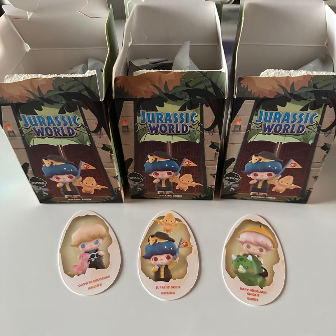 Popmart Dimoo Jurassic World, Hobbies & Toys, Toys & Games on Carousell
