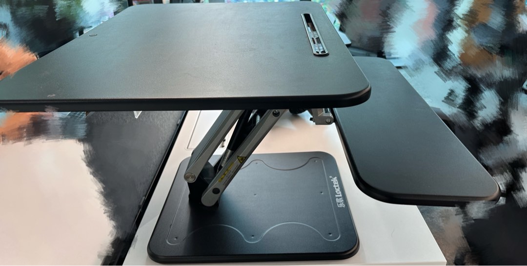 Portable rising laptop table/desk, Furniture & Home Living, Furniture ...