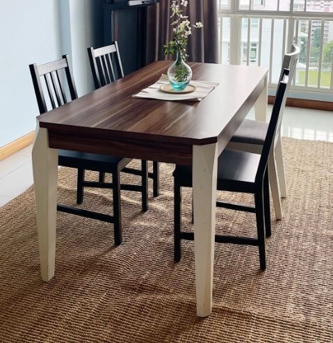 Preloved Dining Table Set, Furniture & Home Living, Furniture, Tables ...