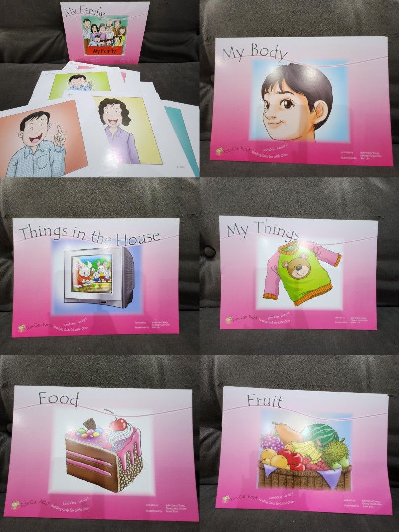 Preloved Flash Cards with Pictures, Hobbies & Toys, Books & Magazines ...