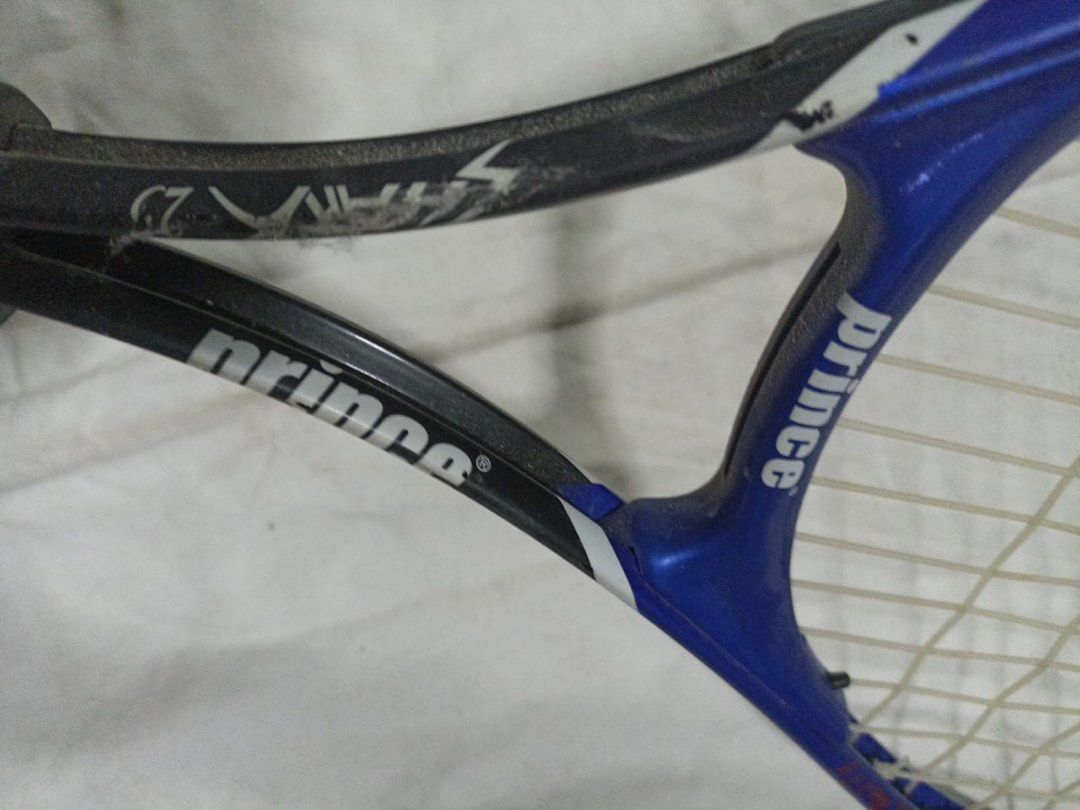 Prince Shark 25 Tennis Racket, Sports Equipment, Sports & Games, Racket ...