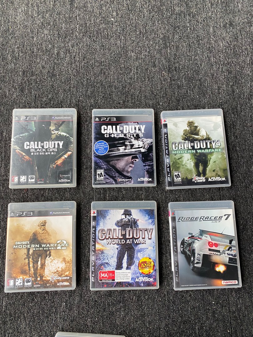 *RARE* PS3 GAMES (call of duty / street fighter / armoured core / fifa ...