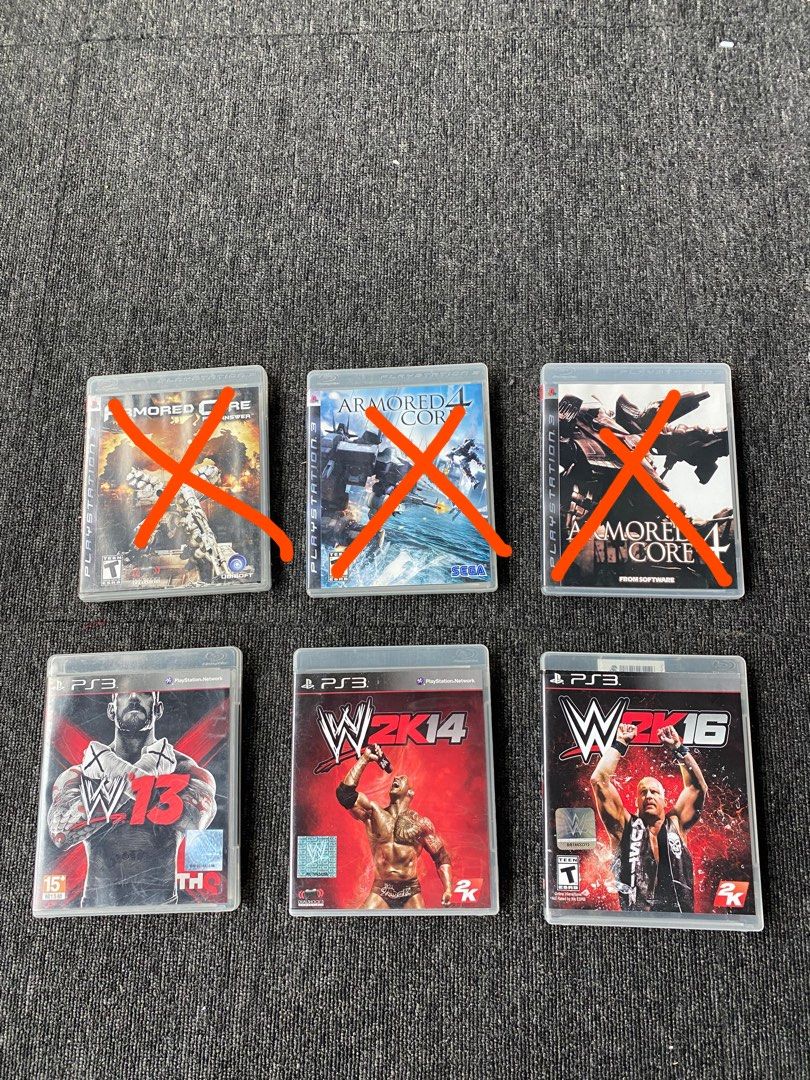*RARE* PS3 GAMES (call of duty / street fighter / armoured core / fifa ...