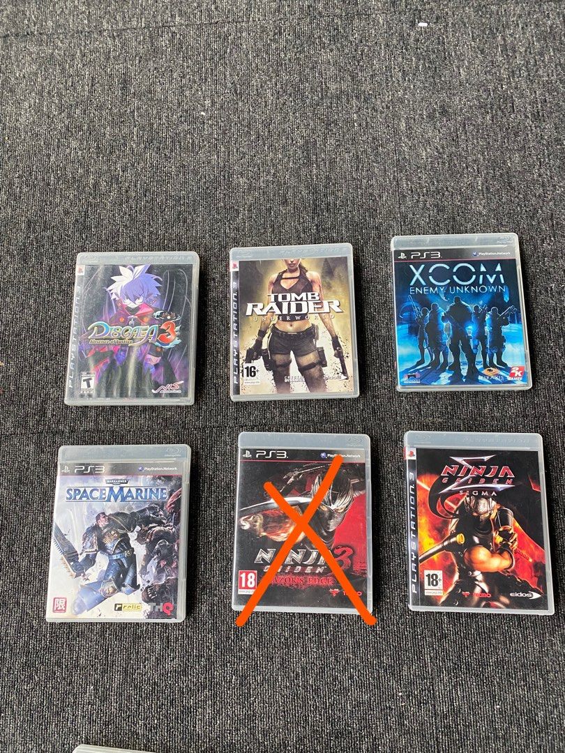 *RARE* PS3 GAMES (call of duty / street fighter / armoured core / fifa ...