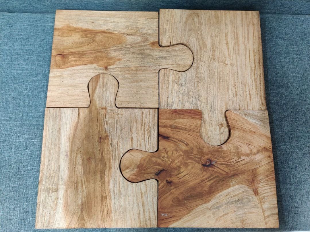 Puzzle Piece Expandable Cutting Board, Furniture & Home Living ...