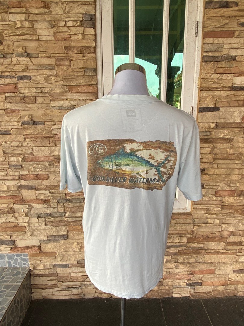 Quiksilver Waterman Fish, Men's Fashion, Tops & Sets, Tshirts & Polo ...